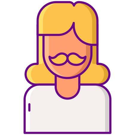 Non Conforming Gender icon in Flaticons Lineal Color Style