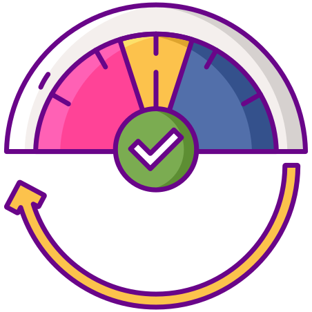 Normalization icon in Flaticons Lineal Color Style