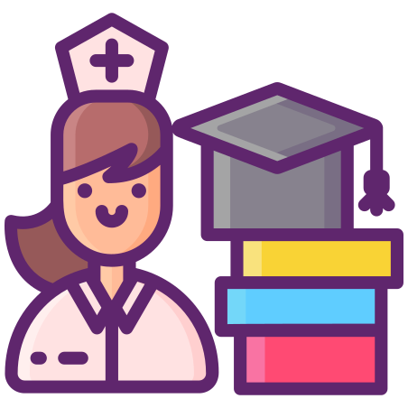 Nursing icon in Flaticons Lineal Color Style