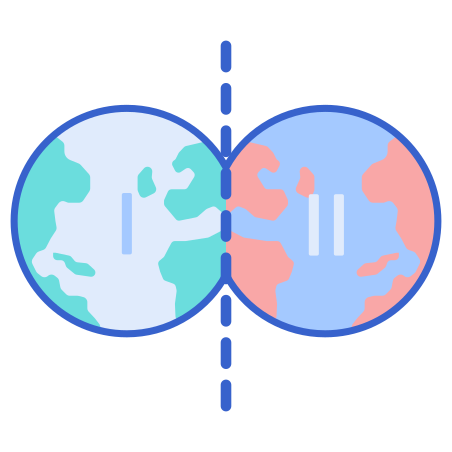 Parallel Universe icon in Flaticons Lineal Color Style