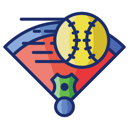 Pitch icon in Flaticons Lineal Color Style