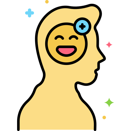 Positive Thinking icon in Flaticons Lineal Color Style
