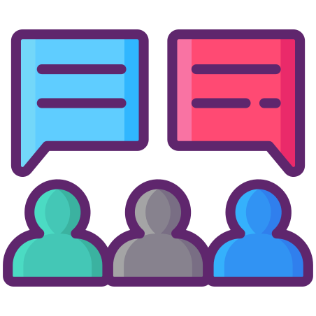 Public Relation icon in Flaticons Lineal Color Style