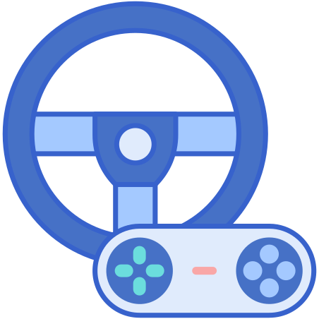 Racing Game icon in Flaticons Lineal Color Style
