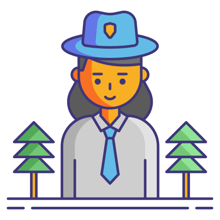 Ranger icon in Flaticons Lineal Color Style