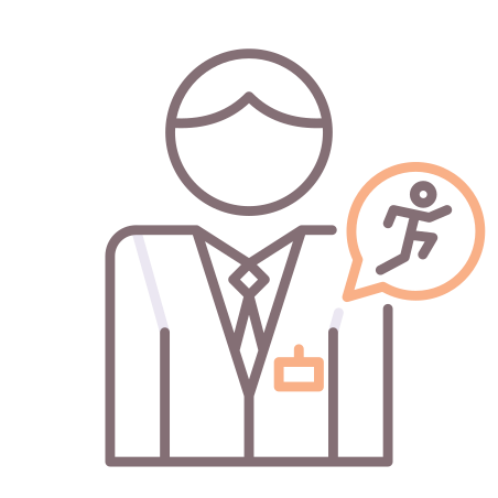 Representative icon in Flaticons Lineal Color Style