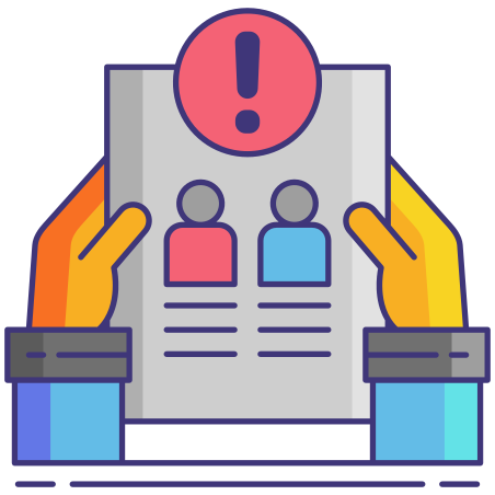 Scandal icon in Flaticons Lineal Color Style