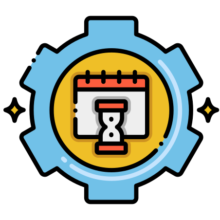Scheduling icon in Flaticons Lineal Color Style