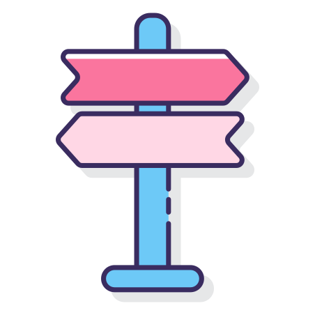 Signage icon in Flaticons Lineal Color Style