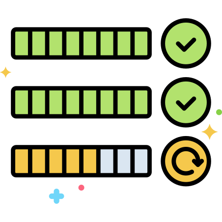 Status icon in Flaticons Lineal Color Style