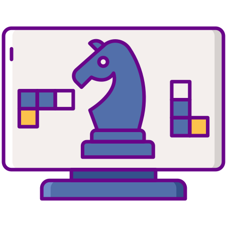 Strategy Game icon in Flaticons Lineal Color Style