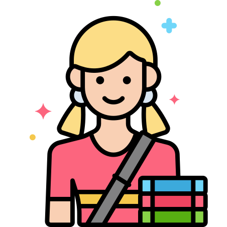 Student icon in Flaticons Lineal Color Style