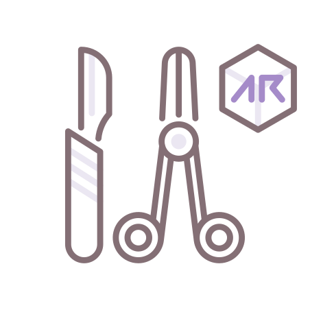 Surgery icon in Flaticons Lineal Color Style
