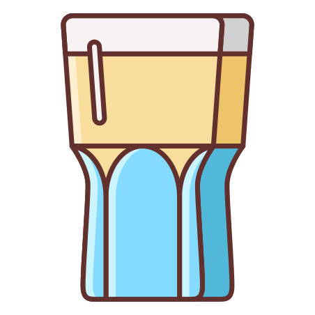 Tumbler icon in Flaticons Lineal Color Style