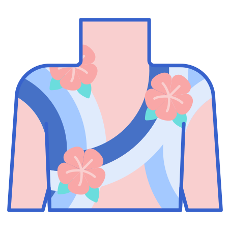 Upper Body icon in Flaticons Lineal Color Style