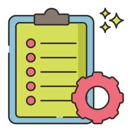 Work Order icon in Flaticons Lineal Color Style