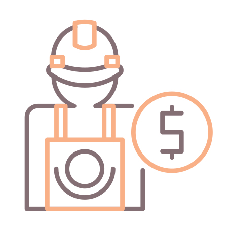 Workers Rights icon in Flaticons Lineal Color Style