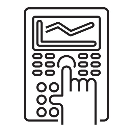 Scientific Calculator icon in Flaticons Lineal Style