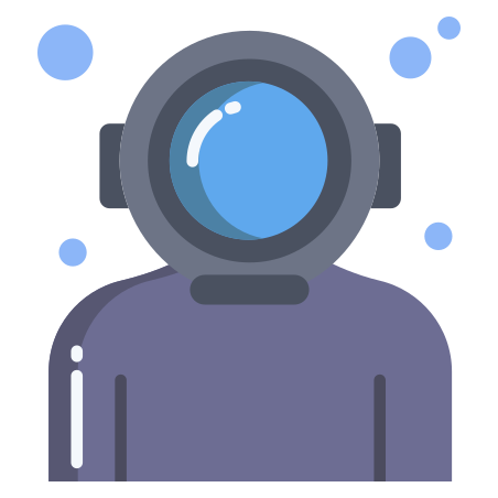 Diving Helmet icon in Icongeek26 Flat Style