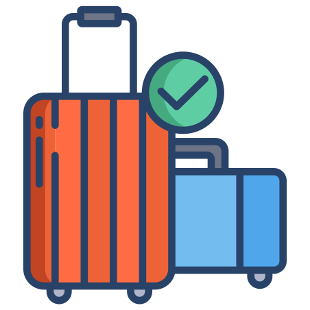 Baggage Reclaim icon in Icongeek26 Linear Colour Style