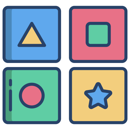 Memory game icon in Icongeek26 Linear Colour Style