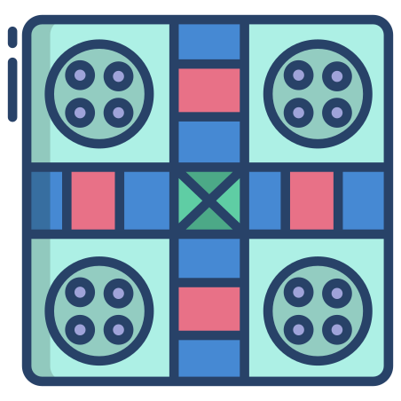 Parchis icon in Icongeek26 Linear Colour Style