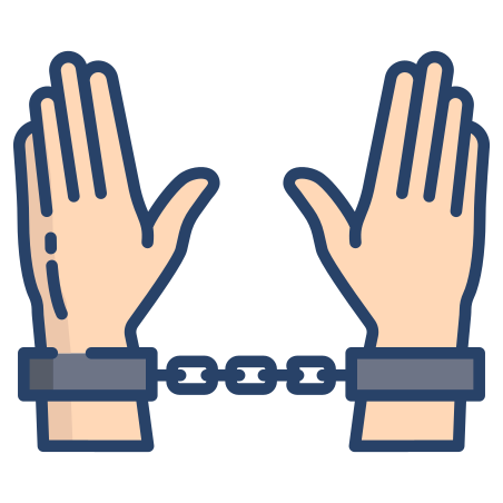 Custody icon in Icongeek26 Linear Colour Style