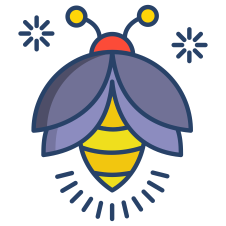 Firefly icon in Icongeek26 Linear Colour Style