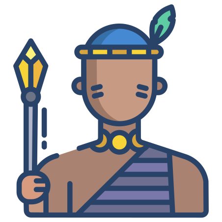 Tribe icon in Icongeek26 Linear Colour Style