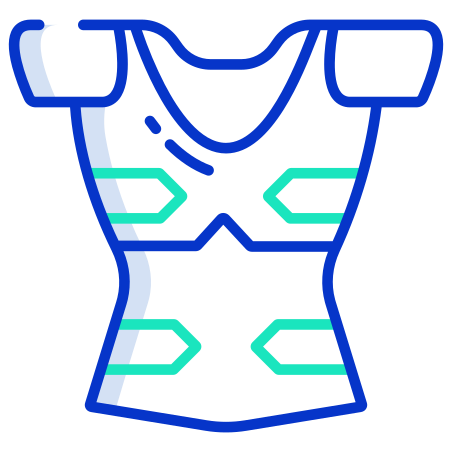 Shoulder Plackart Armor icon in Icongeek26 Outline Colour Style