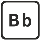 B Icons – Download for Free in PNG and SVG