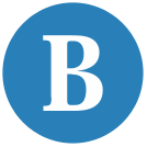 B Icons – Download for Free in PNG and SVG