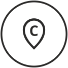 C icons in All style for graphic & UI design
