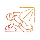 Apostle Saul Conversion icon in Others Style