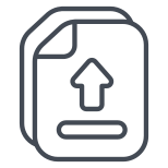 File Upload icon in Outline Style