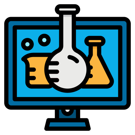 Laboratory icon in photo3idea_studio Lineal Color Style