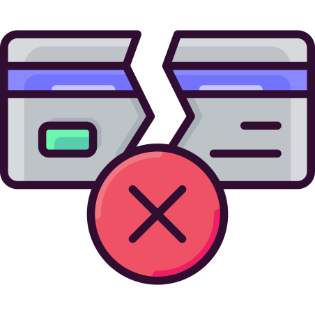 declined payment icon in SBTS2018 Outline Color Style