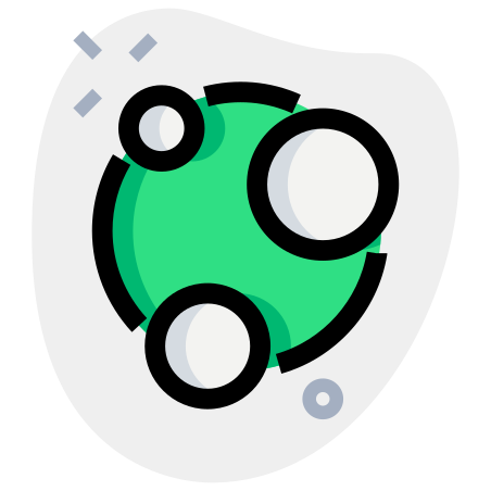 Neo4j a graph database management system developed icon in Tal-revivo green Style