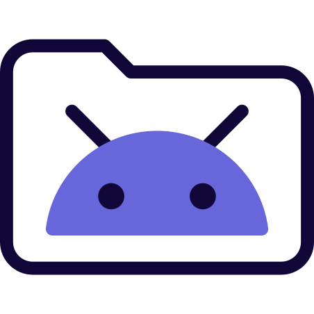 Folders in Android operating system the bot Logotype icon in Tal-revivo ...