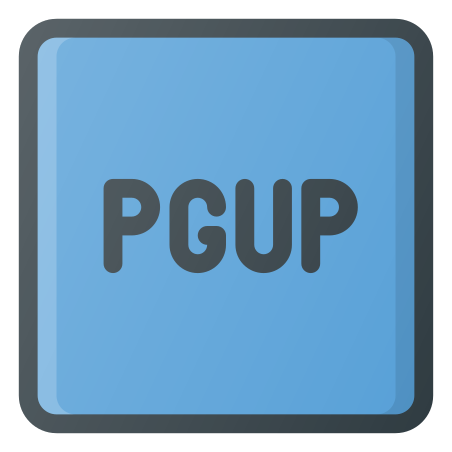 PGUP icon in Those icons Lineal Color Style