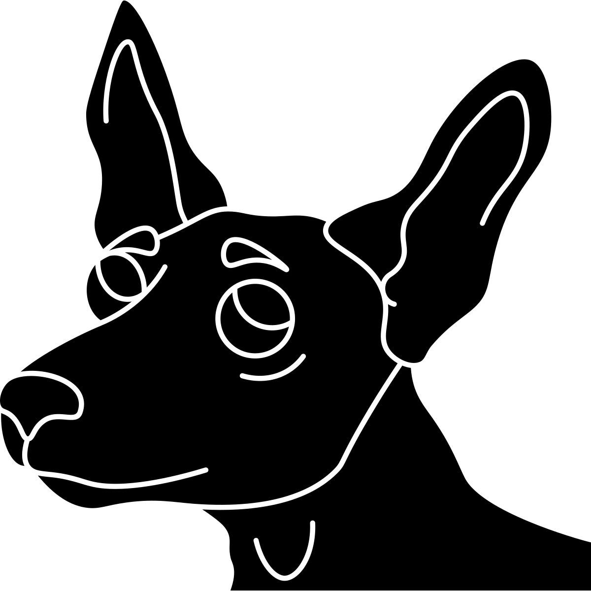 Pharaoh hound Pink Icons – Free Download SVG, PNG, GIF