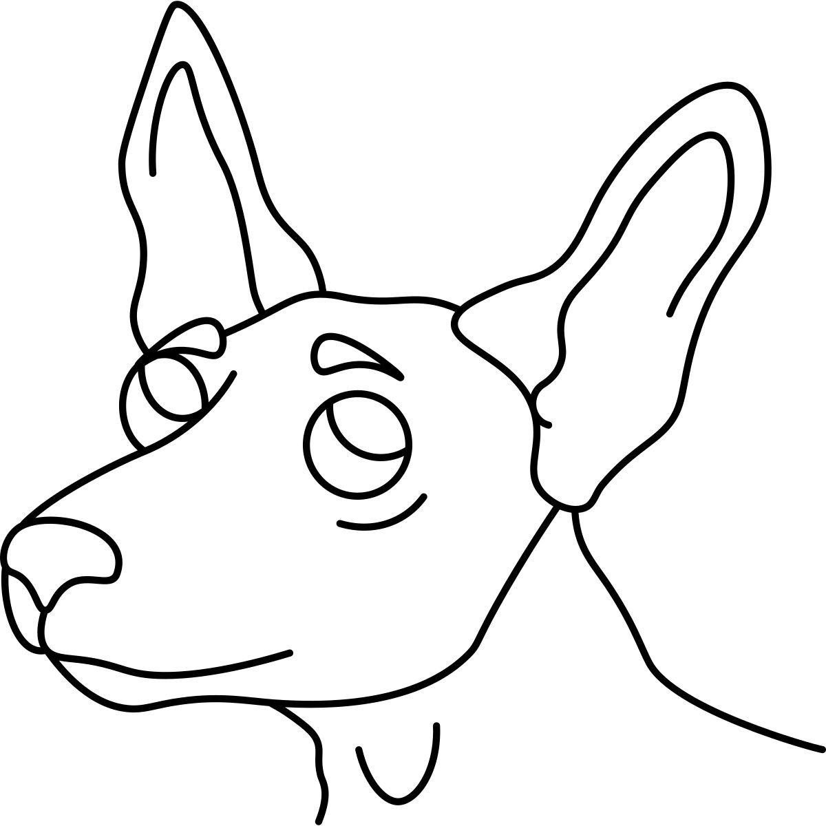 Pharaoh hound Pink Icons – Free Download SVG, PNG, GIF