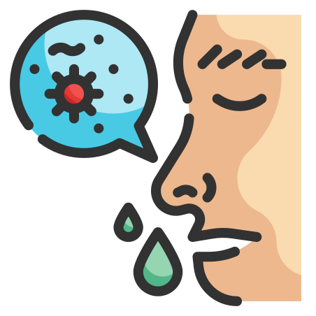 Mucus icon in Wanicon Lineal Color Style