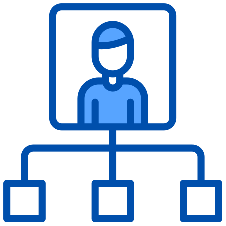 Flowchart icon in xnimrodx Blue Style