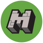 Ícone de Logotipo de Minecraft no estilo Infographic