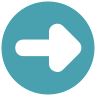 Arrow icon in Ice Cream Style