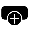Add Row icon in Cute Outline Style