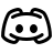 Discord icon in Cute Outline Style