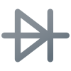 Diode Symbol icon in Windows 11 Color Style