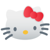 Hello Kitty icon in Windows 11 Color Style